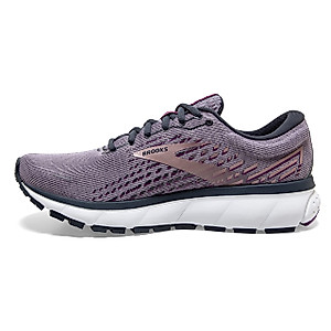 Brooks Women's Ghost 13 Running Shoe - Lavender/Ombre/Metallic - 9 Medium