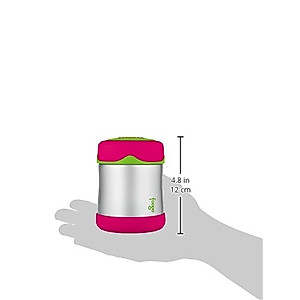 Thermos FOOGO Vacuum Insulated Stainless Steel 10-Ounce Food Jar, Blue/Yellow (B3000BL002)