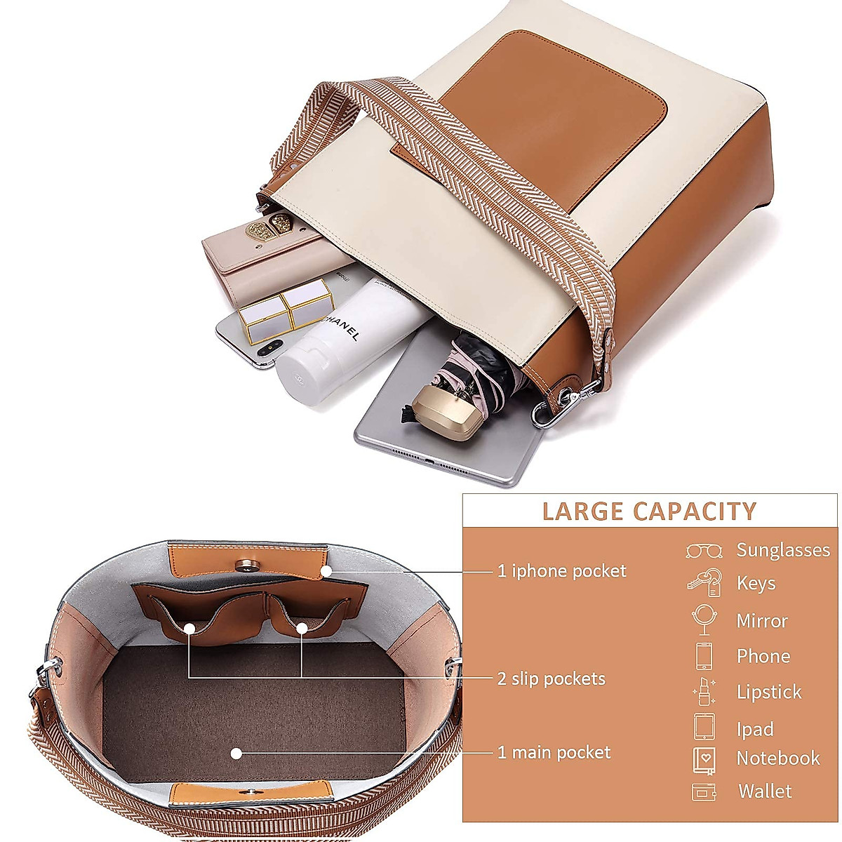 BOSTANTEN Handbags for Women bundle Women Leather Wallet