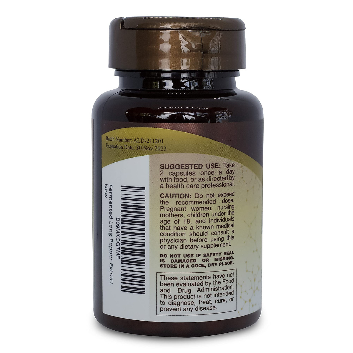 CellFend Fermented Long Pepper Extract – Senolytic Agent – with Piperlongumine – Potent 30:1 Extract - 60 Vegan Capsules (500mg)