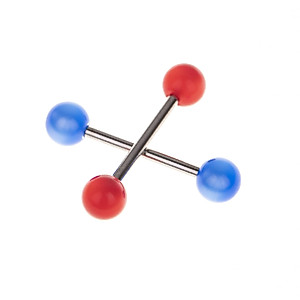 Memsion 20pcs 14G Tongue Rings 316L Surgical Stainless Steel Hypoallergenic Tongue Ring Acrylic Straight Barbell Tongue Piercing Pack Mix Color Nipple Piercing for Women Men