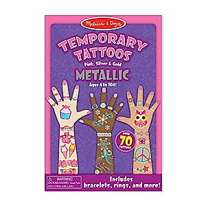 Melissa & Doug Temporary Tattoos - Metallic