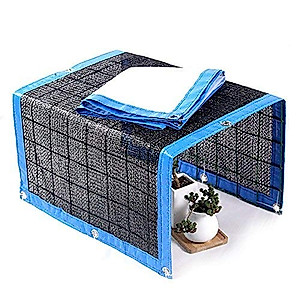 WINGOFFLY Foldable Plant Canopy with Shade Cloth and Rainproof Cover 75% Sunblock Balcony Sun Shade Net for Succulents Flowers, 16.5"x11.8"x11.8"