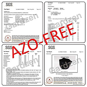 Gardzen 6-Pack 30 Gallon Grow Bags, Aeration Fabric Pots with Handles