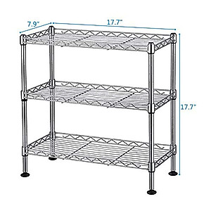 Kitchen Storage Organization Racks Holders or Makeup Organizers 3-Tier