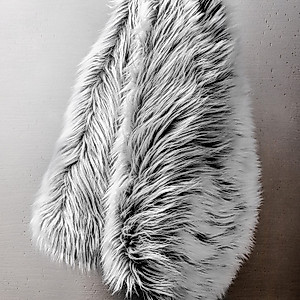 Ashler faux fur rug, Fluffy Shaggy Area Rug Ultra Soft 2 x 3 Feet Sheepskin Fur Rug, Frosted Bottom Black Fuzzy Rug Machine Washable Shag Rug, Nursery Decor Throw Rugs for Bedroom, Living Room