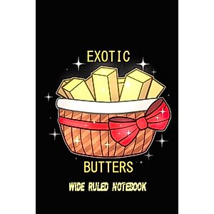 Wide Ruled Notebook: Excellent An Adorable Fnaf Line Exotic Birthday Butters Day Component Handbook Is 6 X 9, 110 Pages Notebooks