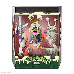 Super7 ULTIMATES! Teenage Mutant Ninja Turtles Muckman and Joe Eyeball (Glow in The Dark) - 7" TMNT Action Figure with Accessories Classic Cartoon Collectibles and Retro Toys