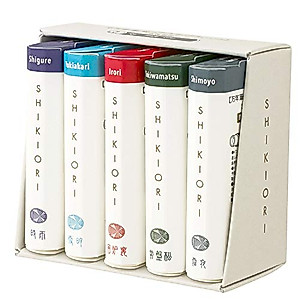 Sailor 13-1750-004 Fountain Pen, Cartridge Ink, Four Seasons Weave, Set of 5 Colors, Winter