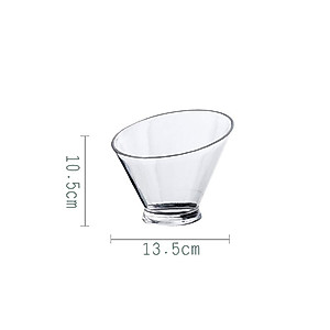 Acrylic Mixing And Serving Bowls Plastic Candy Bowls Small Beer Bottle Drink Cooler for Weddings, Buffet, Offices