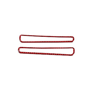 For Nissan GTR R35 2008-2016 Carbon Fiber Window Air Outlet Frame Sticker Interior Car Accessories (Red)