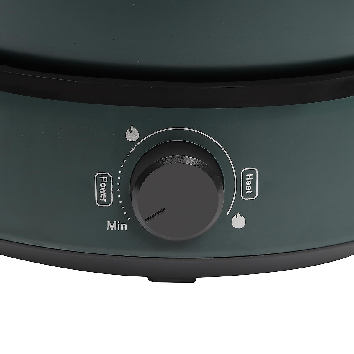 1350W 4.2Qt Electric Hot Pot with Lid, Electric Skillet, Adjustable Temperature, for Boiling Steaming Baking, 12.8 * 8.66 * 11.42 inch, 110V, Aluminum, Iron