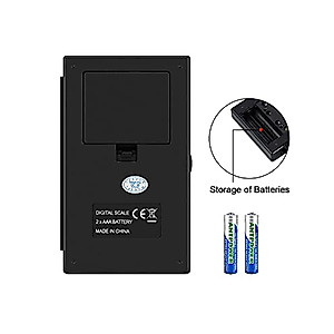 500x0.01g Digital Scales, VIAFOIA Portable High Precision Scales with Back-lit LCD Display, Mini Pocket Kitchen Weighing Scale for Jewellery Gold Food Coffee Herb Coin (Battery Included)