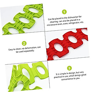 Garneck Storage Mat Refrigerator Bottle Stacker Can Organizer for Pantry Silicone Drinks Stacker Foldable Storage Shelves Can Stacking Mat Beer Bottles Stacker Wine Bottle Holder Bottle