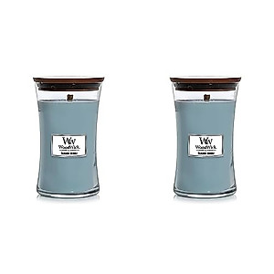 WoodWick Large Hourglass Candle, Seaside Neroli, 21.5 oz (Pack of 2)