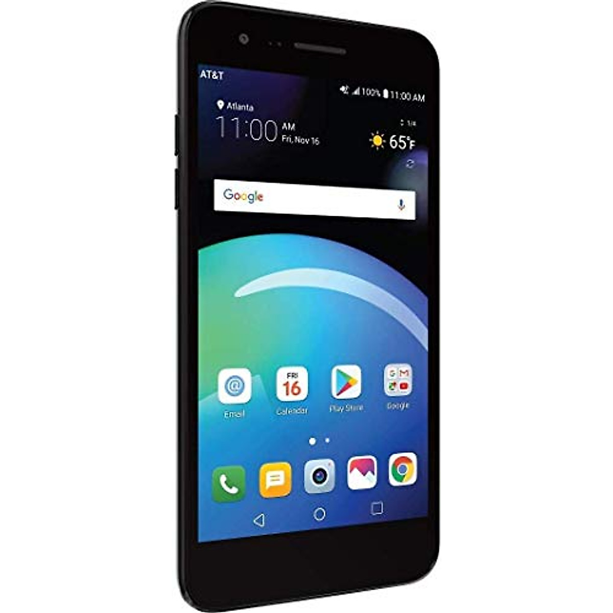 AT&T GoPhone LG Phoenix 3 4G LTE with 16GB Memory Prepaid Cell Phone - Black