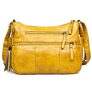 VOLGANIK ROCK Purses for Women Soft PU Leather Shoulder Bag Ladies Crossbody Purse and handbags Lightweight Pocketbook