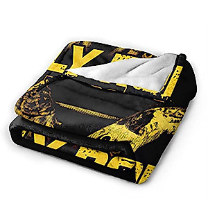 Jelly Rapper Rock Roll Blanket Flannel Fleece Micro Throw Blanket All Seasons Lightweight Air Conditioner Luxury Blanket for Living Room/Bedroom/Sofa/Camping 50"x40"