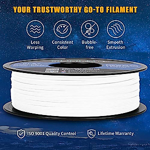 SUNLU PLA+ Filament 1.75mm 10KG PLA Plus 3D Printing Filament for 3D Printer & 3D Pens Tolerance Accuracy +/- 0.02 mm, 11x1KG (2 Colors)
