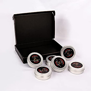 KAFENDA Natural Wood Chips, 6 Natural Wood chip Flavors: Walnut, Cherry, pear, Peach, Oak, Apple Wood. Used for Smoking and Grilling, Cocktails and Meats