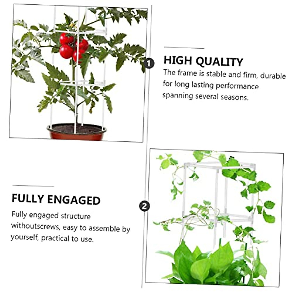 1 Set Vine Support Pillars Decorative Plants Monstera Plant Pot Faux Plant House Plants Artificial Garden Plant Support Stakes Plant Support Ring Plant Trellis Garden Trellis Rose