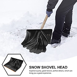 Snow Shovel Replacement Blade Snow Shovel Head Replacement: Snow Shovel Attachment Ash Scoop Dustpan Coal Shovel Plant Shovel for Gardening Home Ice Shovel