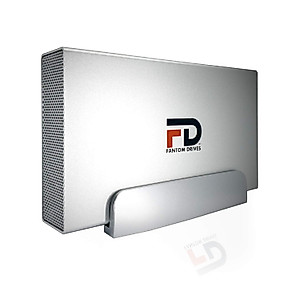 Fantom Drives 14TB 7200RPM External Hard Drive - USB 3.0/3.1 Gen 1 Silver Aluminum - GFORCE 3 Pro Series - Mac, Windows, and Xbox (Renewed)