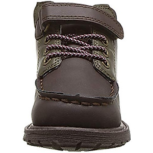 OshKosh B'Gosh Boys' Haslett Ankle Boot, brown, 10 M US Toddler