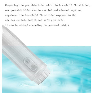 New-Star Portable Bidet Foldable Handheld Personal Travel Bidet, 180° Adjustable Water Pressure, Rear Wash for Personal Hygiene Cleaning/ Soothing Postpartum Care/ Perineal & Hemmoroid Treatmen (pink)