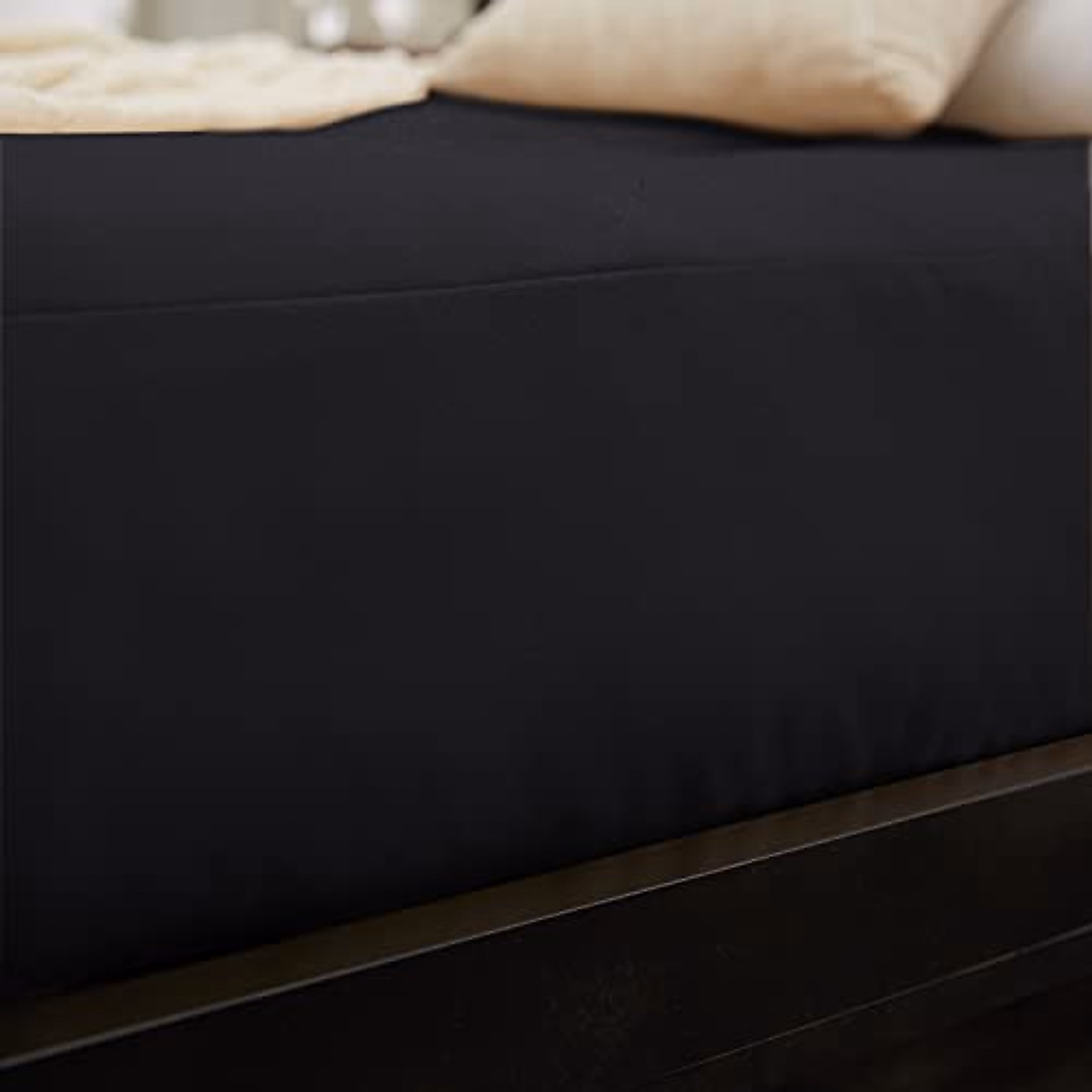 Trupedic Poly Solid Full Futon Mattress, 10-inch, Black
