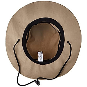 Quiksilver mens Bushmaster Sun Protection Floppy Visor Bucket Hat, Khaki, Large-X-Large US