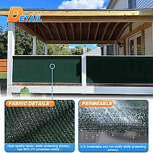 TANG Sunshades Depot 6x15' Ft Green Sunscreen Shade Fabric Roll 95% U*V Block Privacy Screen Windscreen Shade Cloth Mesh Fabric Raw Roll No Grommets for Outdoor Garden Plant Greenhouse Barn