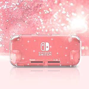 Switch lite Glitter Case, Comfortable Switch lite Grip Case, Soft and Durable Switch lite TPU Case