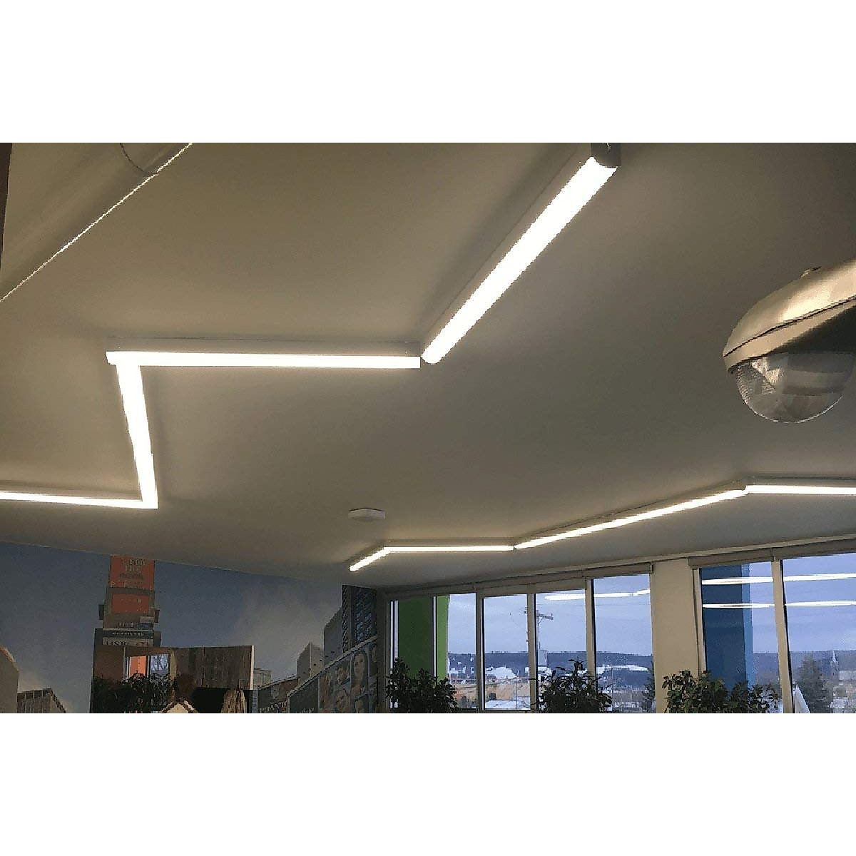 FAITHSAIL 8FT LED Shop Lights, 110W Linkable LED Strip Light, 13800LM, 1-10V Dimmable, 5000K, Commercial Grade Big Size 8 Foot Linear Ceiling Lighting Fixtures for Warehouse, Garage, Workshop, 2 Pack