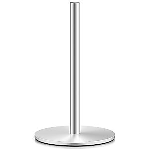 Paper Towel Holder Stainless, Countertop Paper Towel Holders, Paper Towel Stand Countertop, Kitchen Paper Towel Holders, Paper Towel Holder Stand (Silver)