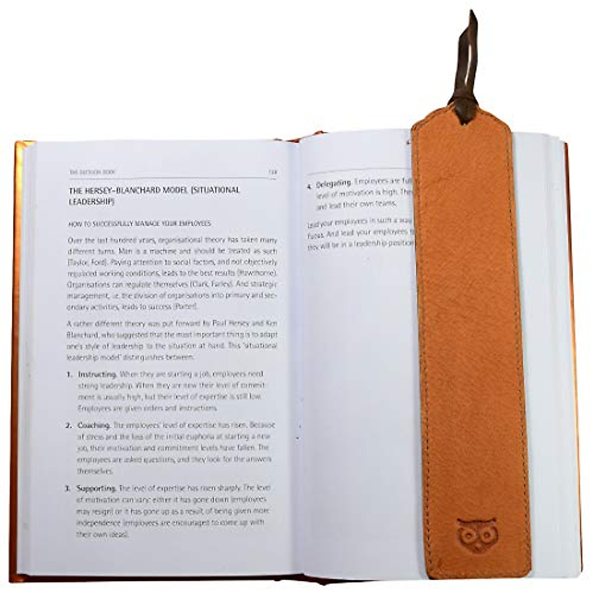 Hide & Drink, Deluxe Leather Bookmark, (7.5 in.) Long (2 Pack), Classic Bookmark, Stitched Bookmark, Handmade Includes 101 Year Warranty :: Bourbon Brown