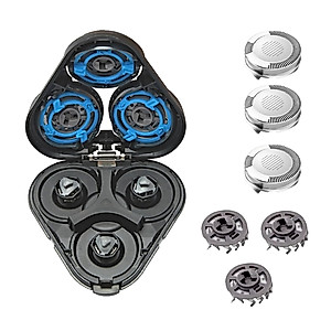 Replacement Complete Head Assembly for Philips Norelco Mens Cordless Wet Dry Electric Shaver SH50 5000 6000 S6011 S6015 S6840 S6550 S6580