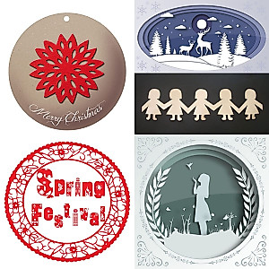 Fortunemee Craft Exacto Knife Craft Cutting Tool Paper Cutter Knife Pen Retractable Hobby Knife Blade Art Utility Precision Paper Cutting Carving Tool w/ Pocket Clip for DIY Drawing Scrapbooking Tools