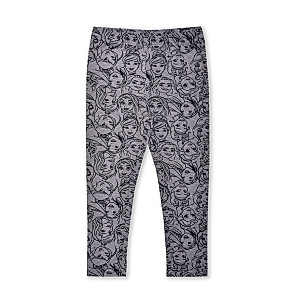 Disney Princess Girls Hoodie and Legging Pants Set for Toddler and Little Kids – Grey/Pink