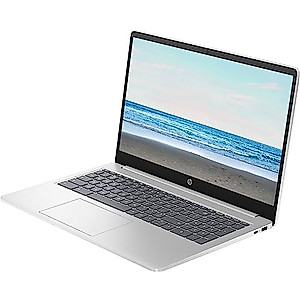 HP 2023 Newest Chromebook 15.6" HD Laptop, Intel Quad-Core N200(> N6000), 8GB LPDDR5 RAM, 128GB Storage(64GB eMMC+64GB Micro SD), Full Size Keyboard, Webcam, WiFi 6, Fast Charge, Chrome OS