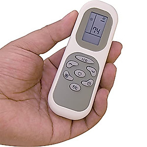 Replacement Remote Control for Whynter ARC14BG ARC-14BG ARC14S ARC-14SH ARC-14S ARC-141BG ARC-143MX ARC143MX ARC-14S Dual Hose Digital Portable AC Air Conditioner, with Wall Mount Case