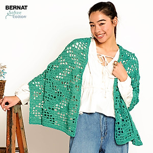 Bernat Softee Cotton Seaside Blue Yarn - 3 Pack of 120g/4.25oz - Nylon - 3 DK (Light) - 254 Yards - Knitting, Crocheting & Crafts