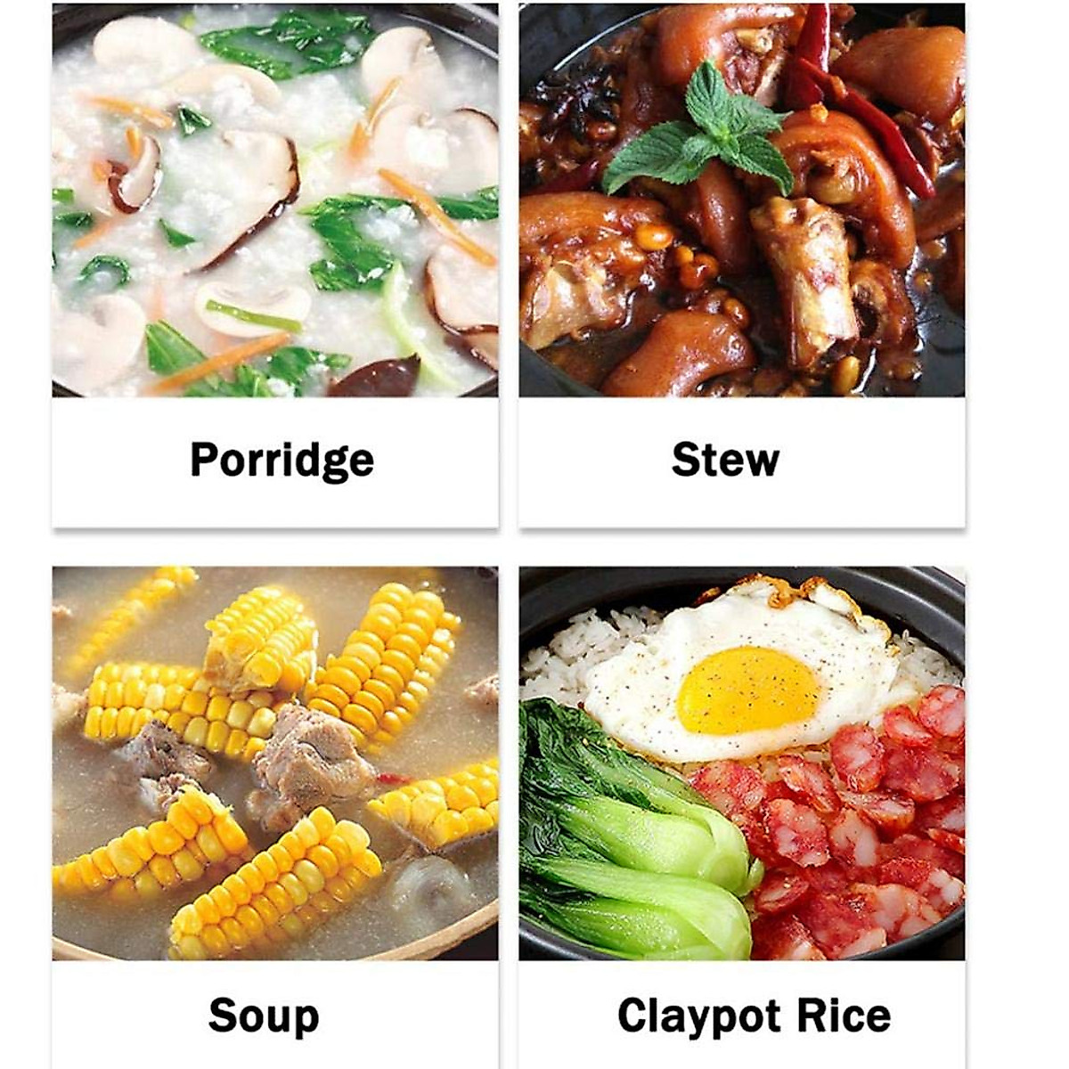 MYYINGBIN 1.5Liter Moroccan Tagine Pot Clay High Temperature Resistance Anti-Scalding Handle Slow Cooker Smooth Glazed Surface, C