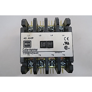 EATON C25END440A Cutler Hammer CONTACTOR 40A 120V-AC D582909