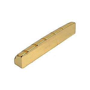 SAPHUE 6-String Acoustic Guitar Brass Nut and Saddle Gold Plated