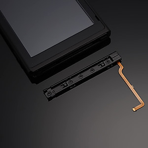 Replacement Left Slider Rail with Flex Cable for Nintendo Switch Console, Joy-Con Ribbon Cable Repair Kit