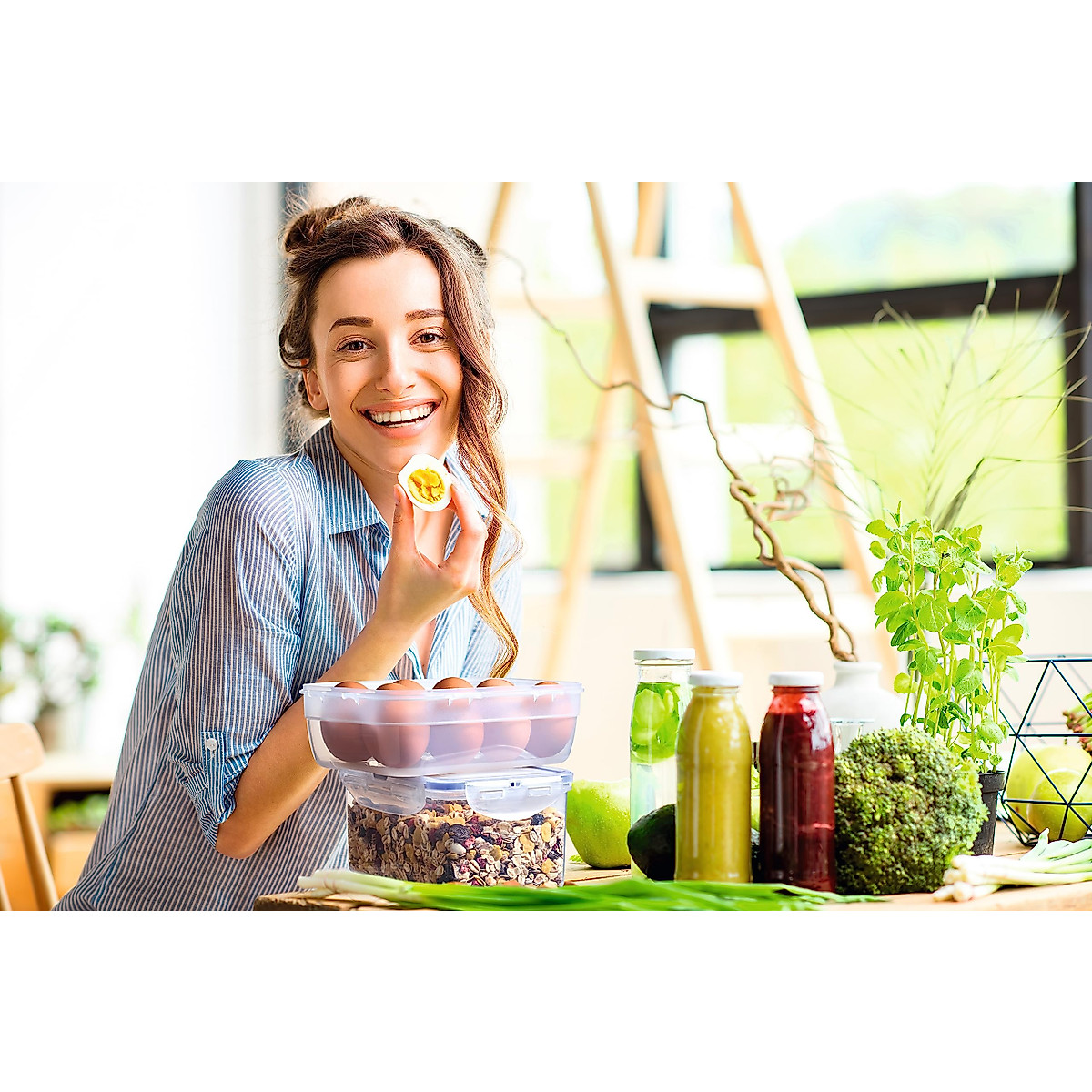 LOCK & LOCK Rectangular Water Tight Food Container (15 oz)