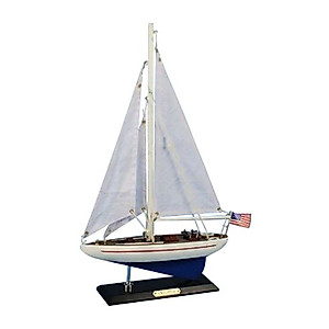 Hampton Nautical Enterprise Sailboat, 16"