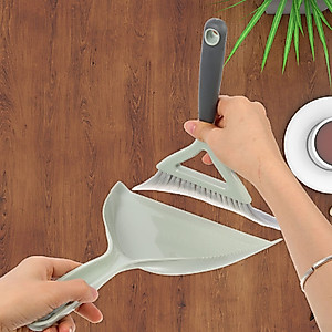 1 Set Set Broom Dustpan Combination Table Cleaning Broom Mini Broom Pet Cleaning Brush Reusable Cleaning Broom Desktop Dustpan Household Table Broom Home Accessory Clean Dust Pan