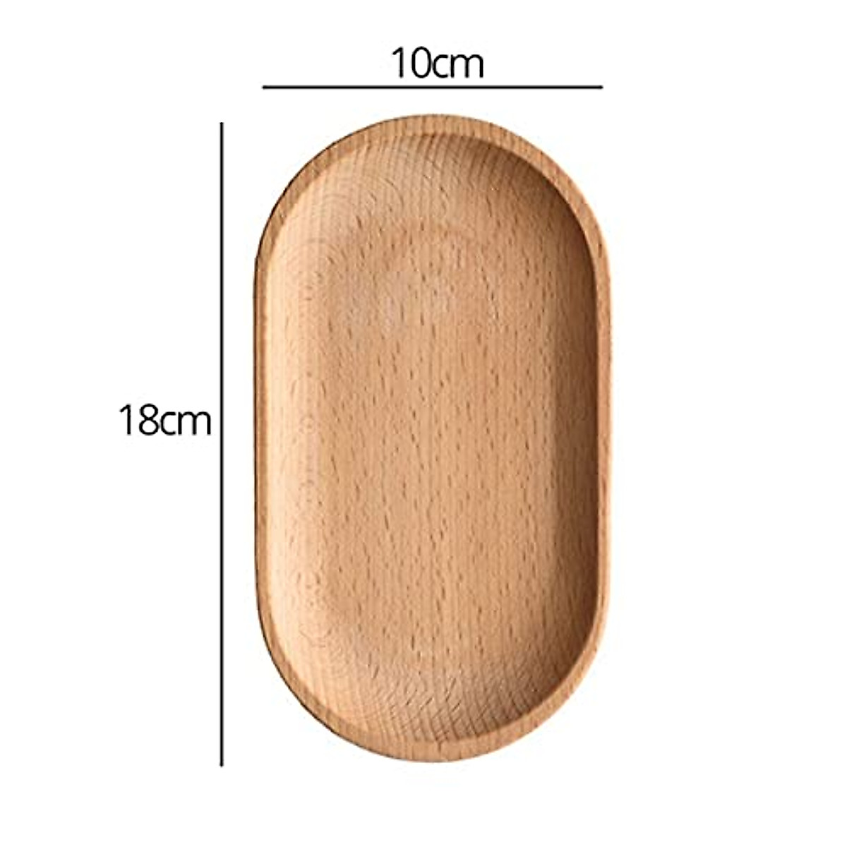 GEEKLLS Breakfast Tray Wooden Bamboo Tray Plant Flower Pot Saucer Rectangle Shape Succulent Cactus Holder Pot Tray Home Decor